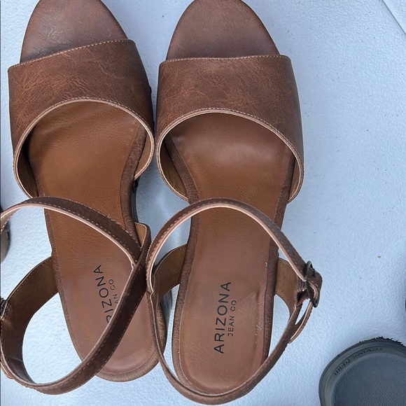 Arizona Jean Company | Shoes | Arizona Jean Company Womens Tan Sandals ...